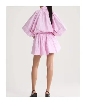 PATOU Cropped Striped Shirt