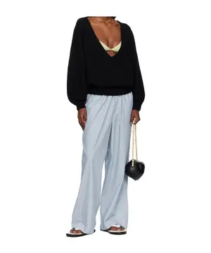 BASERANGE Claude Striped Trousers