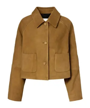 Dorothee Schumacher Button Leather Jacket - Brown