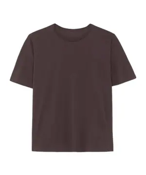THE FRANKIE SHOP Harper Soft Organic T-shirt - Brown
