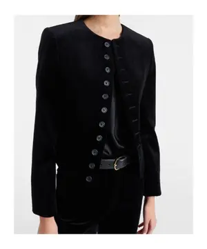 NILI LOTAN Patti Cotton Velvet Jacket