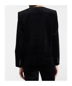 NILI LOTAN Patti Cotton Velvet Jacket