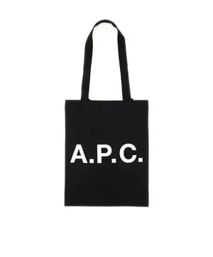 A.p.c. Top Handle Tote Bag - Black
