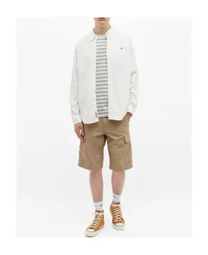 Carhartt Work In Progress Logo-patch Knee-length Cargo Shorts