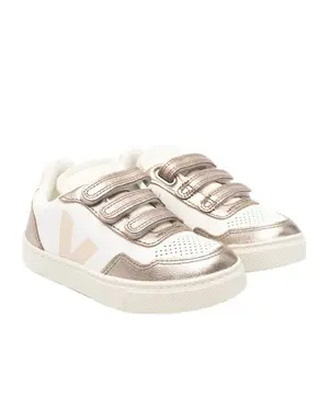 VEJA Leather Strap Sneakers - White
