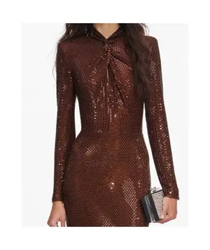 SELF-PORTRAIT Embellished Midi Dress