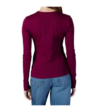 Calvin Klein Long-sleeved Button-up T-shirt