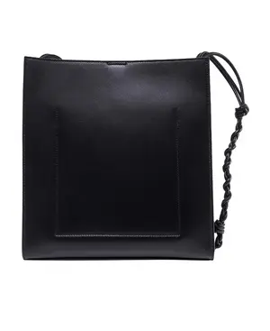 JIL SANDER Logo Embossed Braided Strapped Shoulder Bag