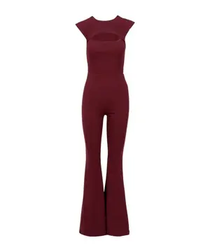 ANIYE BY Crew Neck Jumpsuit - Brown