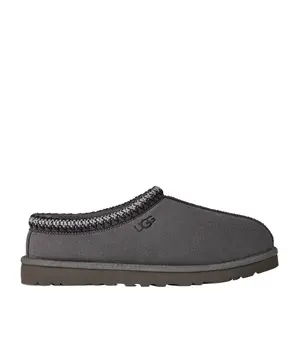UGG Tasman Braided-trim Slipper Boots - Dark Grey