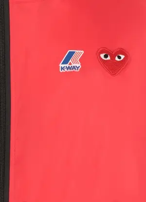 Play Comme Des Garcon Long-sleeved Hooded Jacket
