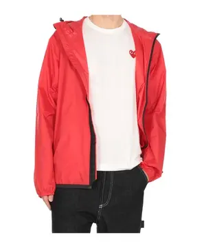 Play Comme Des Garcon Long-sleeved Hooded Jacket