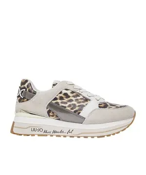 Liu Jo Leopard Printed Lace-up Sneakers - Animal Pattern