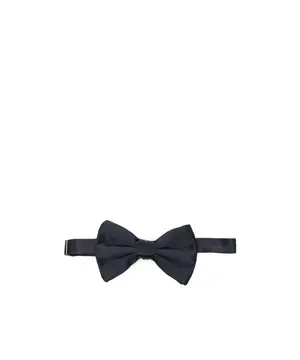 Giorgio Armani Silk Bow Tie - Black