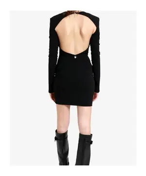 ANIYE BY Round Neck Long Sleeve Dress