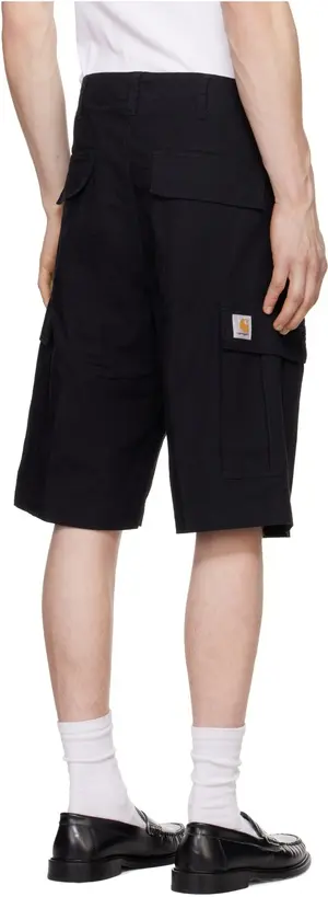 Carhartt Work In Progress Logo Patch Cargo Shorts