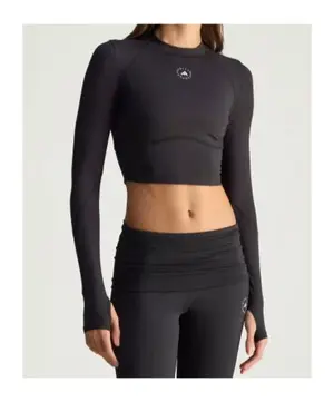 Adidas By Stella McCartney Long Sleeve Training Crop Top