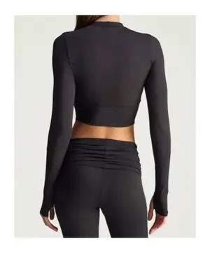 Adidas By Stella McCartney Long Sleeve Training Crop Top