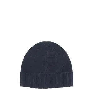 GIULIANO GALIANO Ribbed Cuff Beanie Hat - Blue