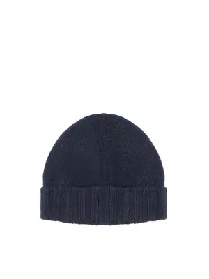 GIULIANO GALIANO Ribbed Cuff Beanie Hat