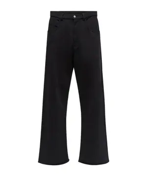 MAISON MARGIELA Straight Leg Pants - Black