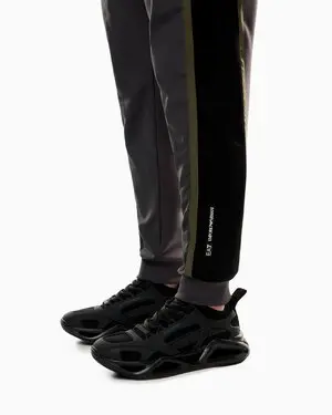 EA7 Side-stripe Track Pants