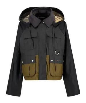 Barbour Liza Waxed Jacket - Black