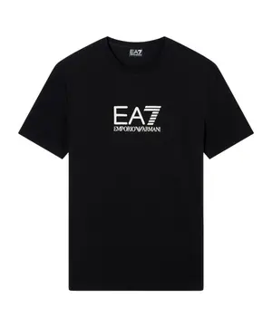 EA7 Logo-print T-shirt - Black