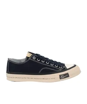 Visvim Canvas Low-top Sneakers - Black