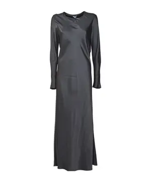 Aspesi Long-sleeved Satin Dress