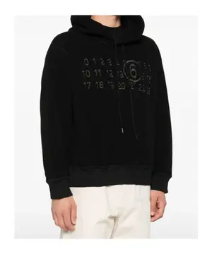 MAISON MARGIELA Numeric Logo Hoodie