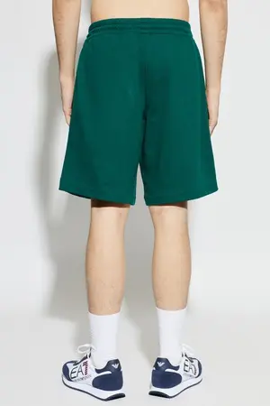 EA7 Logo Print Sweat Shorts