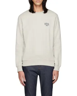 A.p.c. Logo Embroidered Crewneck Sweatshirt