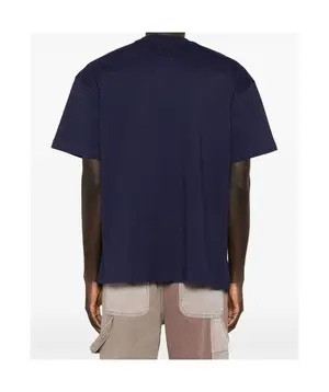 MSGM Logo-embroidered Jersey T-shirt