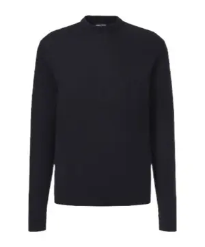 Giorgio Armani Crew Neck Long Sleeve Polo Shirt