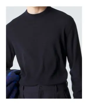 Giorgio Armani Crew Neck Long Sleeve Polo Shirt