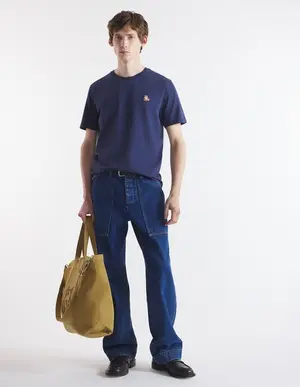 Maison Kitsuné Chillax Fox Patch Crewneck T-shirt
