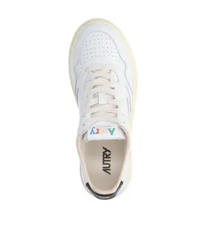 AUTRY Logo-patch Perforated Sneakers