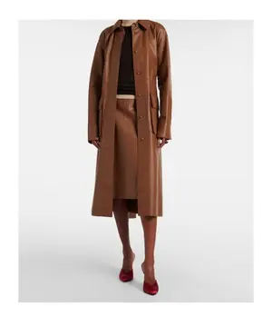 JOSEPH Okabe Leather Coat