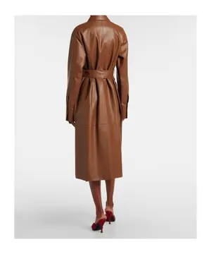 JOSEPH Okabe Leather Coat