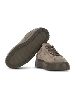 Hogan Logo Embossed Chunky Sole Sneakers