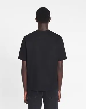 LANVIN Logo Embroidered Crewneck T-shirt