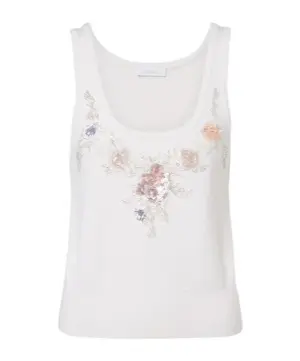 Rabanne Sequined Wool And Cashmere Top