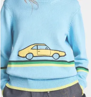 J.W.ANDERSON Car Jumper In Sky Blue