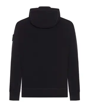 Stone Island Compass Patch Zip-up Hoodie