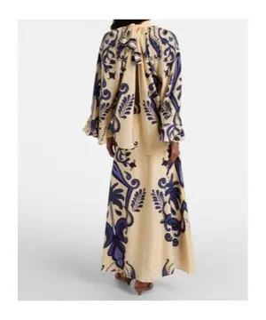 Johanna Ortiz Paisley Silk Maxi Skirt