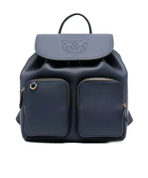 Pinko Love Birds Embossed Backpack
