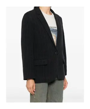 Isabel Marant Étoile Charlyne Pinstriped Blazer