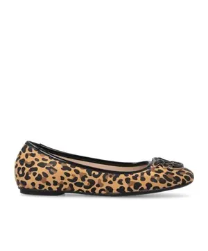 Pinko Leopard-printed Slip-on Flats