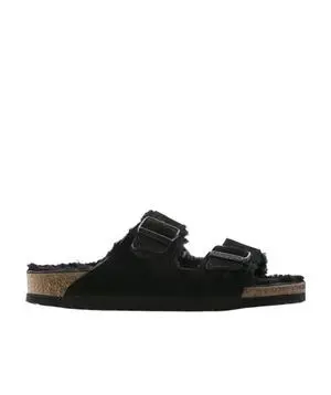 BIRKENSTOCK Suede Flip-flops - Black